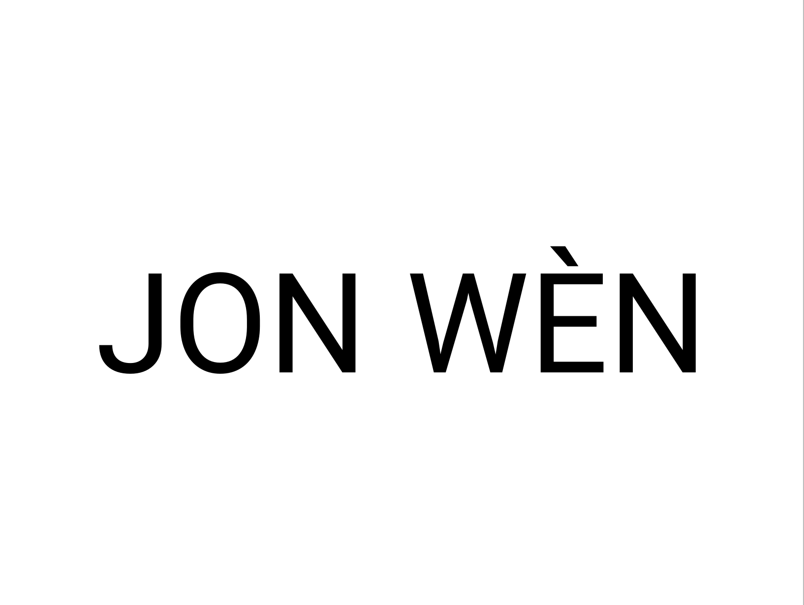 Jon Wèn